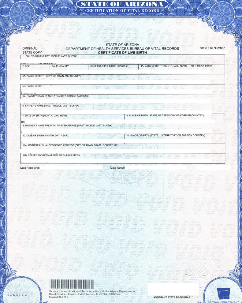 Order Arizona (AZ) Birth Certificates with Confidence