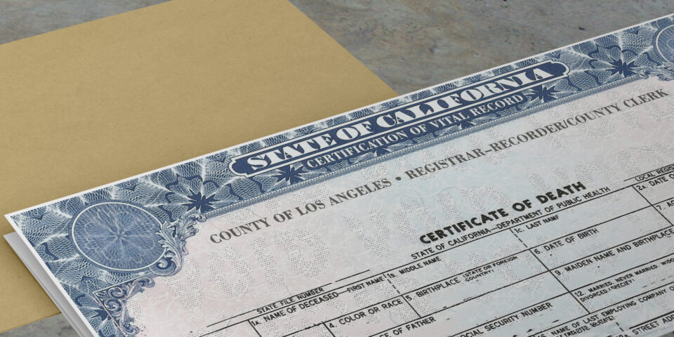 What Information is Featured on a Death Certificate? | VRO